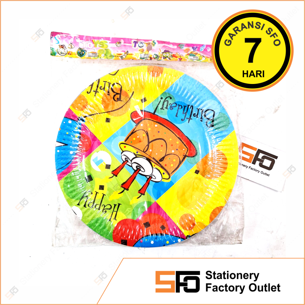Jual Piring Styrofoam Ulang Tahun isi 10 | Shopee Indonesia
