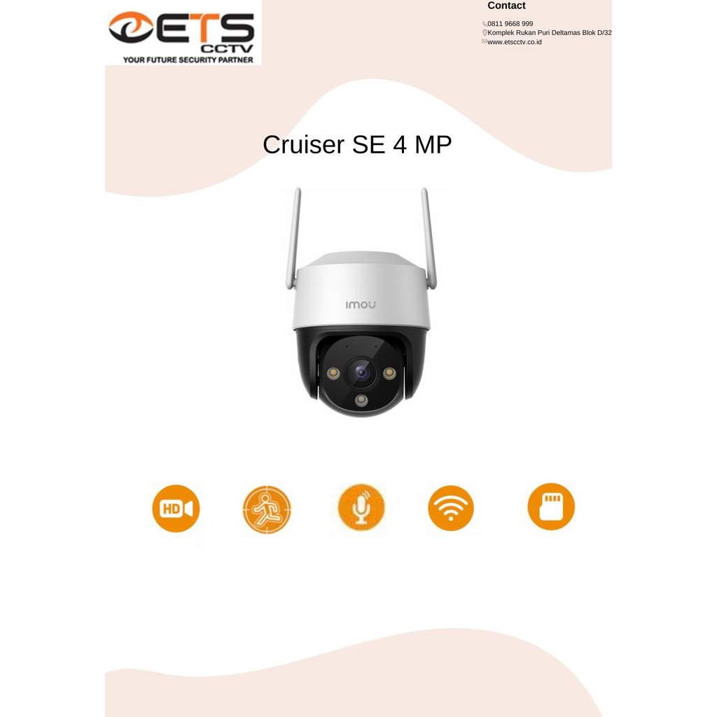 Jual SMART IP CAMERA - CRUISER SE+ 4MP | Shopee Indonesia