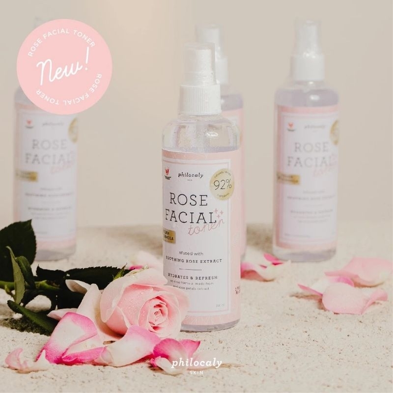 Jual PHILOCALY SKIN ROSE FACIAL TONER 250 ML | Shopee Indonesia