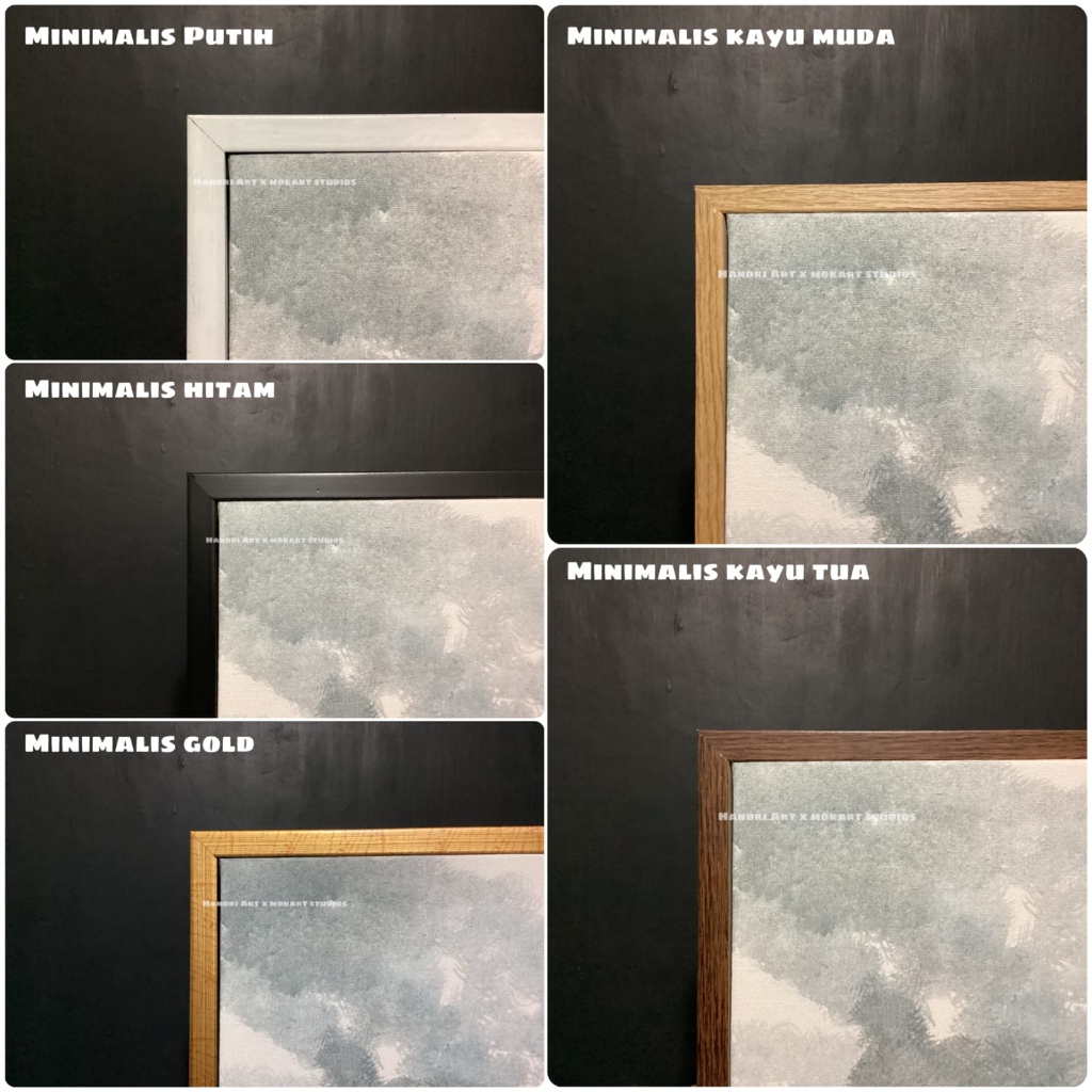 Jual frame lukisan(Bingkai Ukuran 50x60) custom | Shopee Indonesia