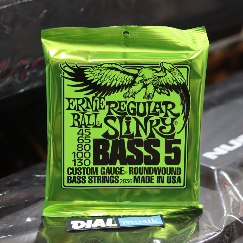 Jual Ernie Ball 2836 - Senar Bass 5 String 45-130 Original USA ...