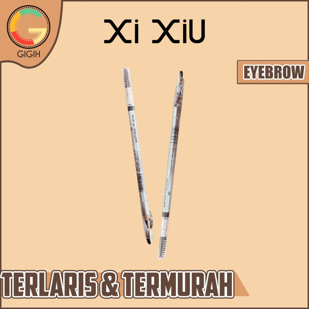 Jual XI XIU ULTIMATE EYEBROW PENCIL ( NATURAL BLACK / NATURAL BROWN ...
