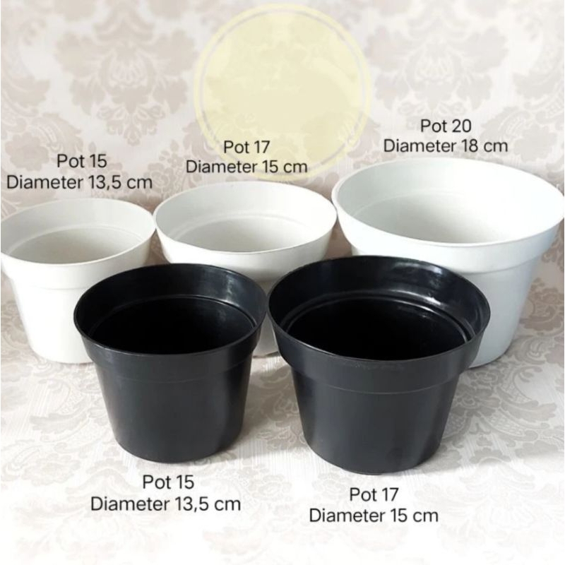 Jual Pot berbagai ukuran - pot 15 - 20cm | Shopee Indonesia