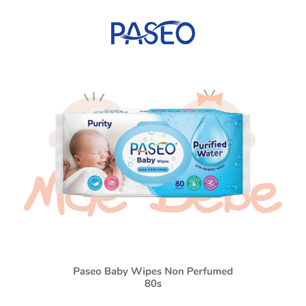 Jual Paseo Baby Wipes Purity Gazette Non Perfumed Tissue Basah Bayi 80 ...
