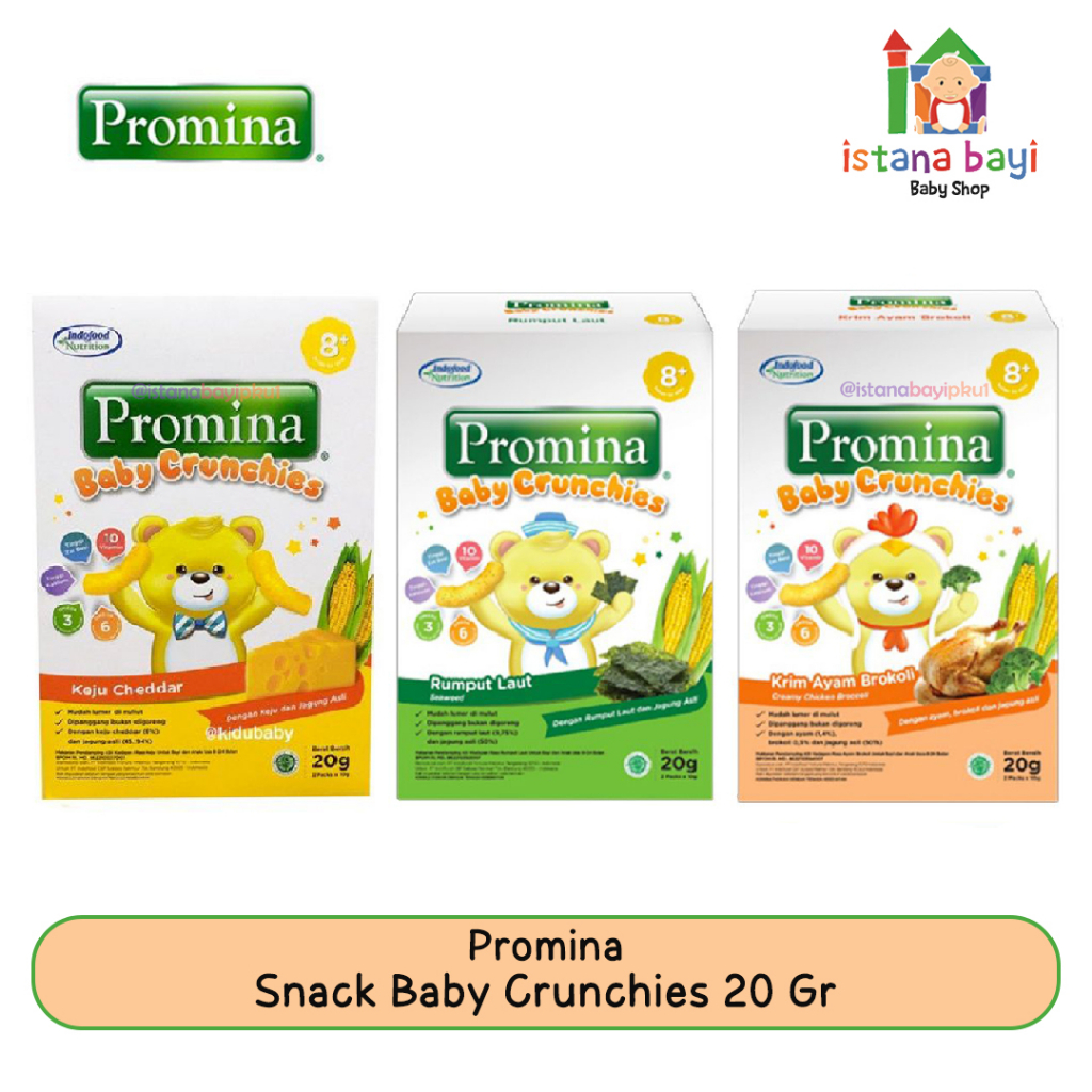 Jual Promina Crunchies Keju Cheddar - Cemilan bayi | Shopee Indonesia