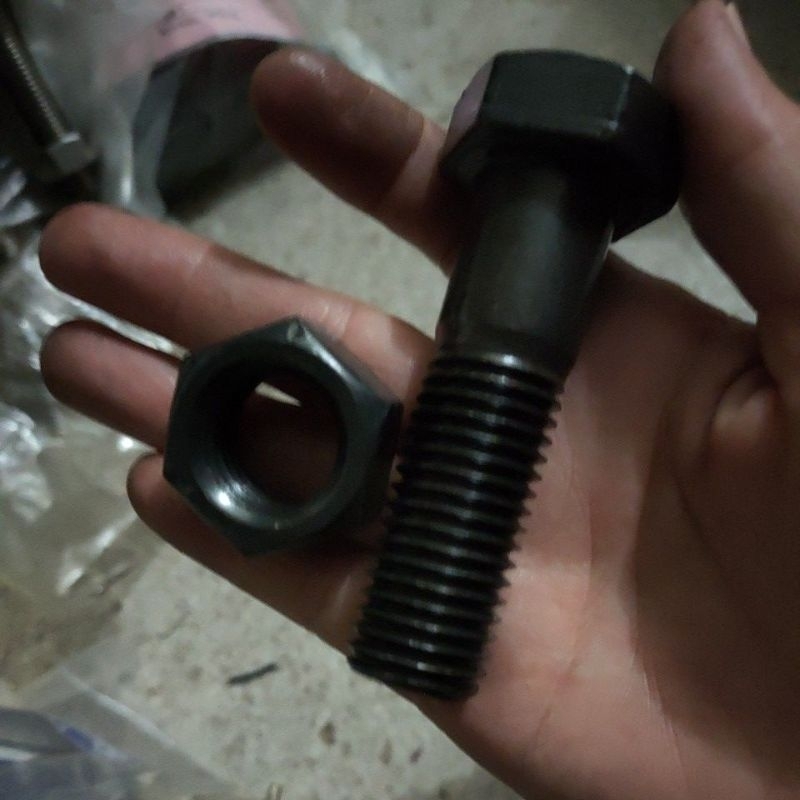 Jual baut mur baja m20x70 2.5 kunci 30 / baut baja m20 x 70 / baut baja ...