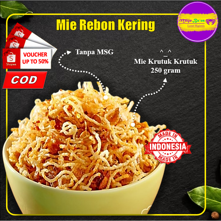 Jual Mie Bihun Rebon Kering Mie jadul-kekinian Rempah Gula Merah ...