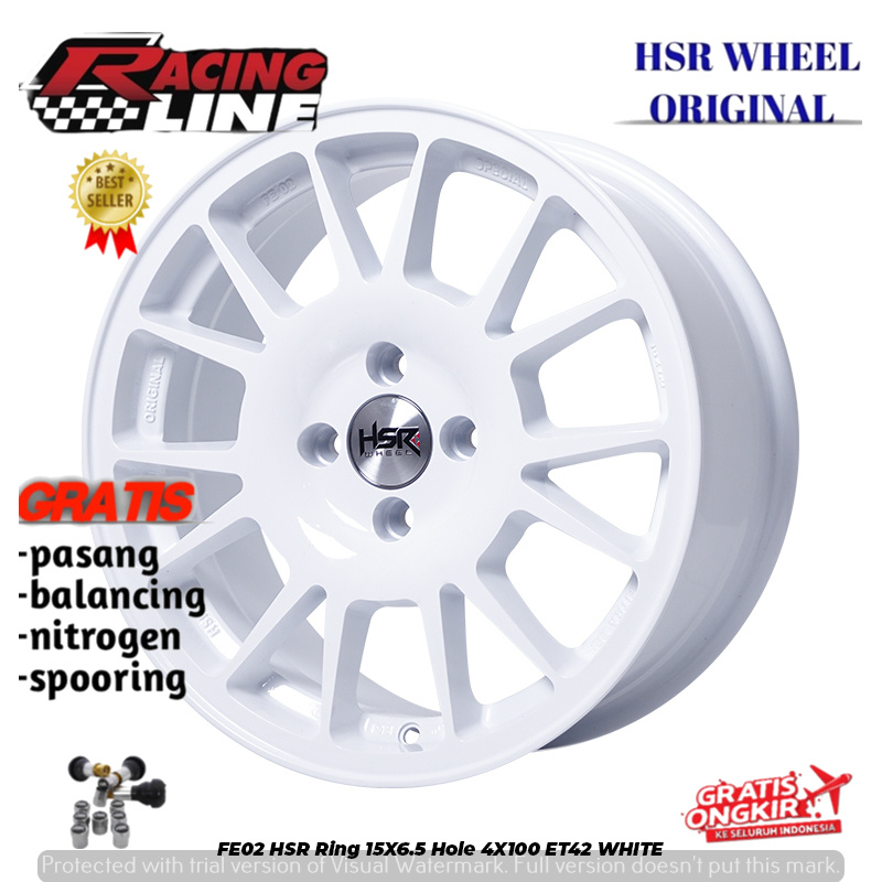 Jual Velg Mobil Racing Ring 15 Untuk Brio Sigra Agya Sigra Alya Calya ...