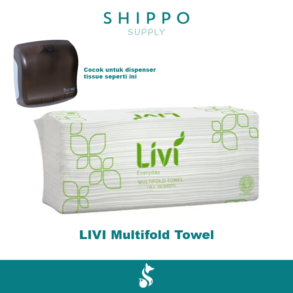 Jual Shippo Supply - Livi Evo Smart Multifold Towel / Hand Towel ...