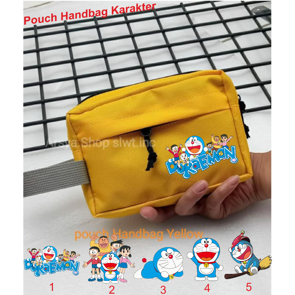 Jual Pouch handbag Karakter Lucu | cocok untuk hadiah/souvenir/ulang ...