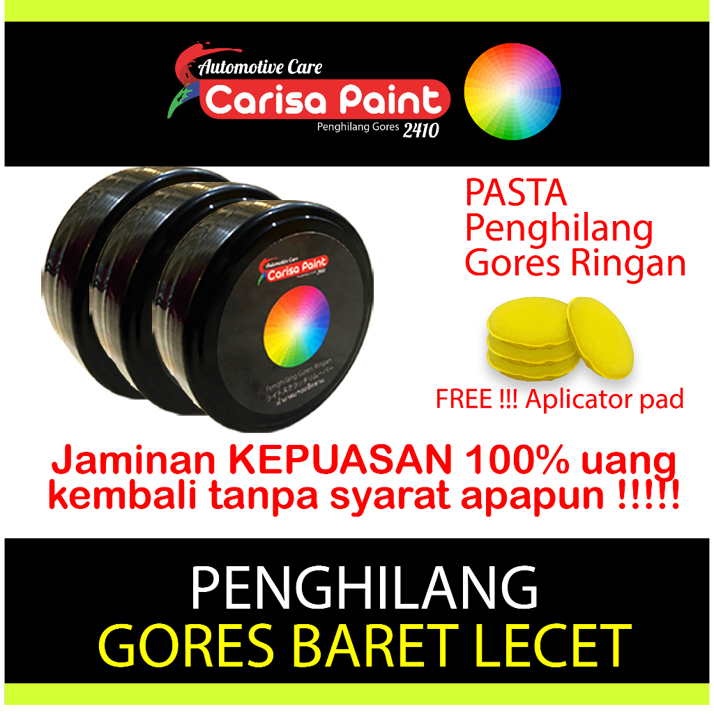 Jual Kompon Penghilang Baret Mobil Motor Helm Kompon Compound ...