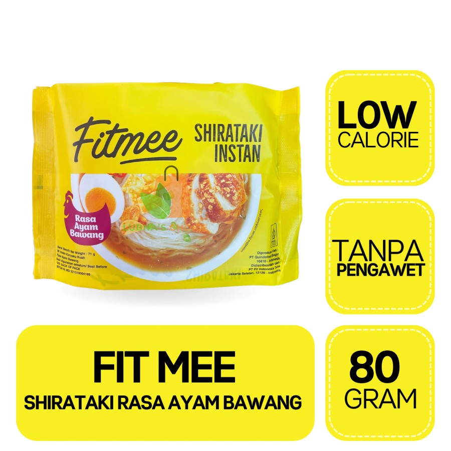 Jual Fitmee Mie Shirataki Diet Low Calorie Fit mee shirataki | Shopee ...
