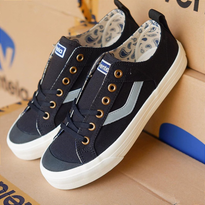 Jual Sepatu Ventela Reborn Reflective Black White | Shopee Indonesia