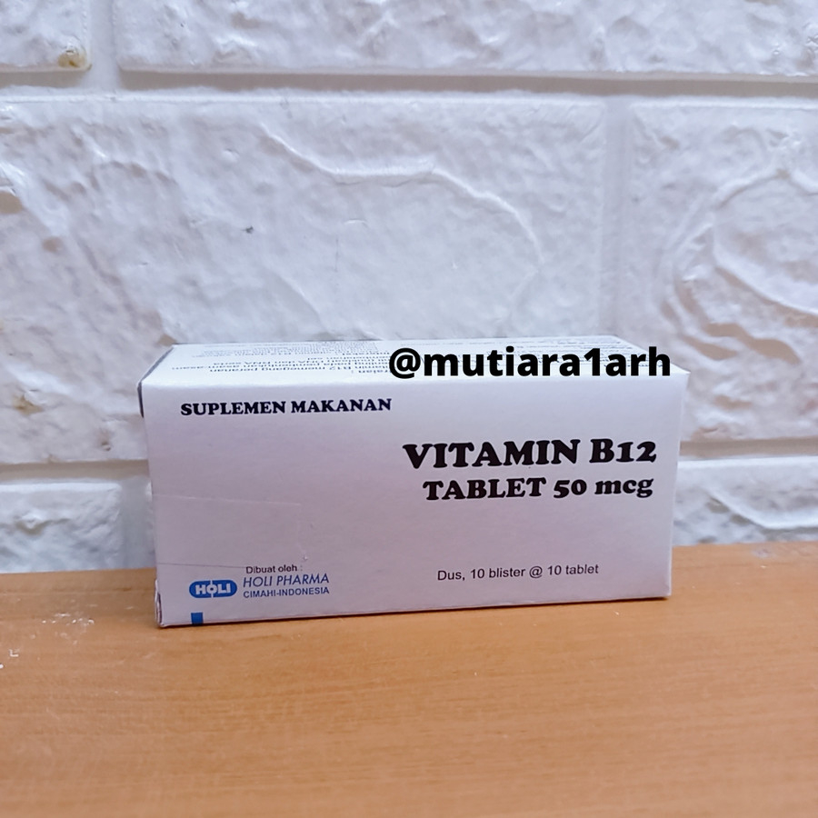 Jual Vitamin B12 50 Mcg Terlengkap & Harga Terbaru Mei 2026 | Shopee ...