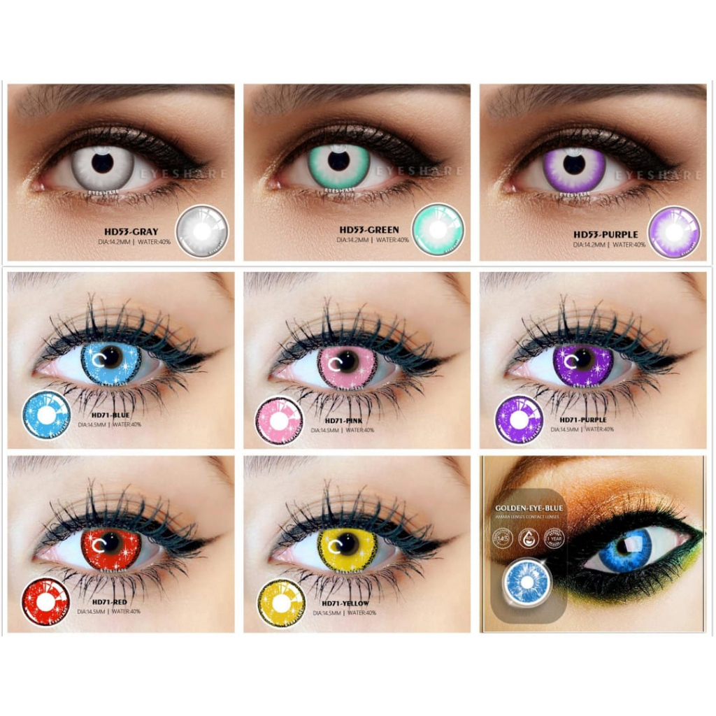 Jual Softlens cosplay/ halloween / KSS-EYE (hanya normal) | Shopee ...