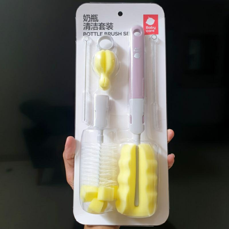 Jual SIKAT BOTOL SUSU BAYI 7 IN 1 | 5 IN 1 | SIKAT SPONGE BOTOL DOT ...