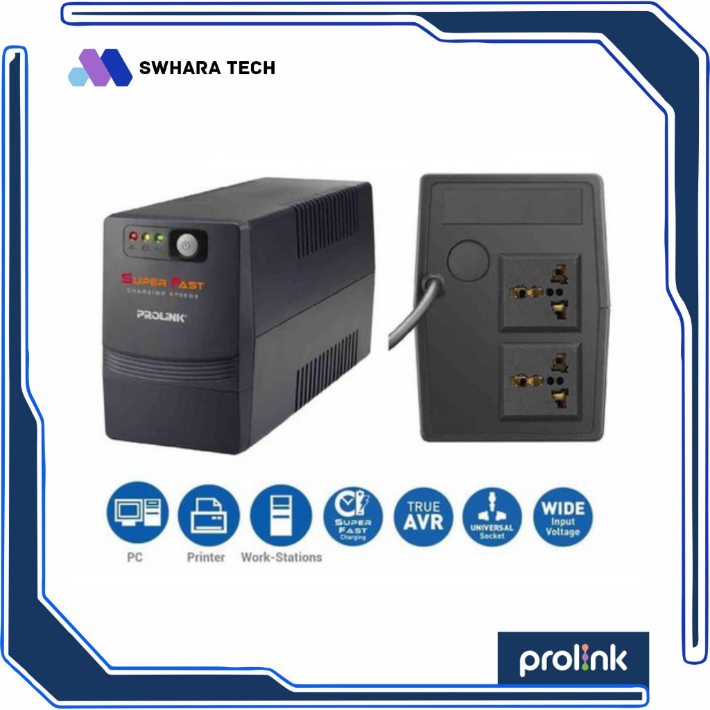 Jual PROLiNK Super Fast Charging Line Interactive 650VA UPS (PRO700SFC ...