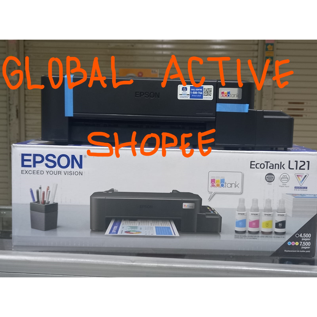 Jual Printer Epson L121 ORIGINAL Pengganti L120 Ink Tank A4 Inktank | Shopee Indonesia