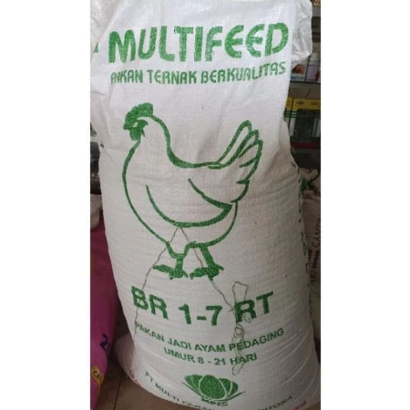 Jual Pakan Ayam Pur Multifeed BR 1-7 RT Crumble 1 Kg Pakan Jadi Ayam Pedaging Repack 1 Kg ...