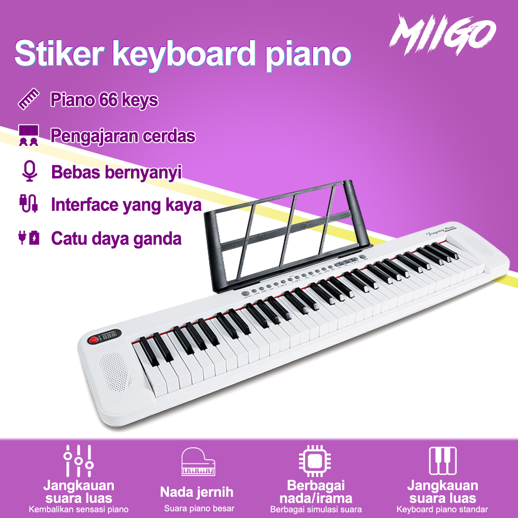Jual MIIGO- Piano Elektronik 61-Key/Piano Elektronik Portabel Rumahan ...