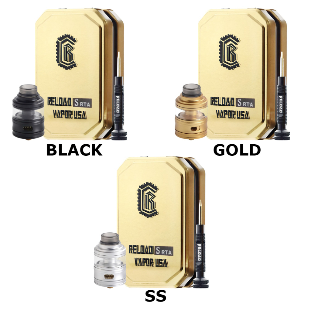 Jual Atomizer Vape Vapor Reload S RTA 24.5MM Authentic By Reload Vapor ...