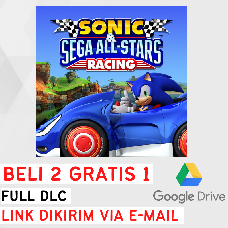 Jual SONIC & SEGA ALL-STAR RACING TRANSFORMED - GAME PC - GAME LAPTOP ...