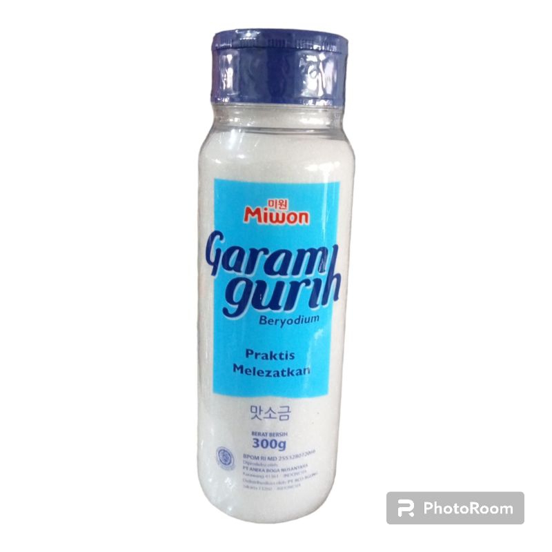 Jual Garam Gurih Beryodium Miwon 300 gram botol | Shopee Indonesia