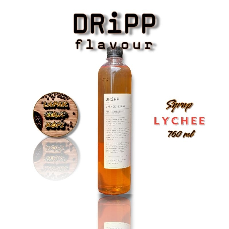 Jual Dripp - Lychee syrup 760ml - sirup minuman rasa leci | Shopee ...