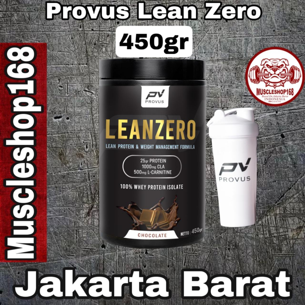 Jual Provus Lean Zero 450 gr 1 Lbs Whey Isolate + Fatburner Ripped ...