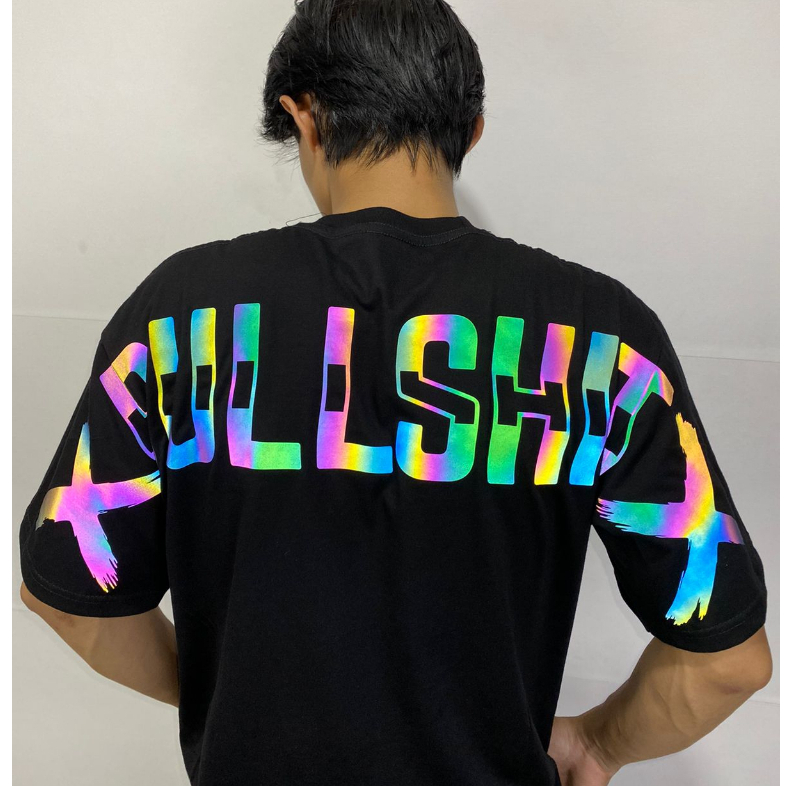 Jual ( BAYAR DI TEMPAT ) Kaos Premium Hologram Bullshit Kaos Pendek ...