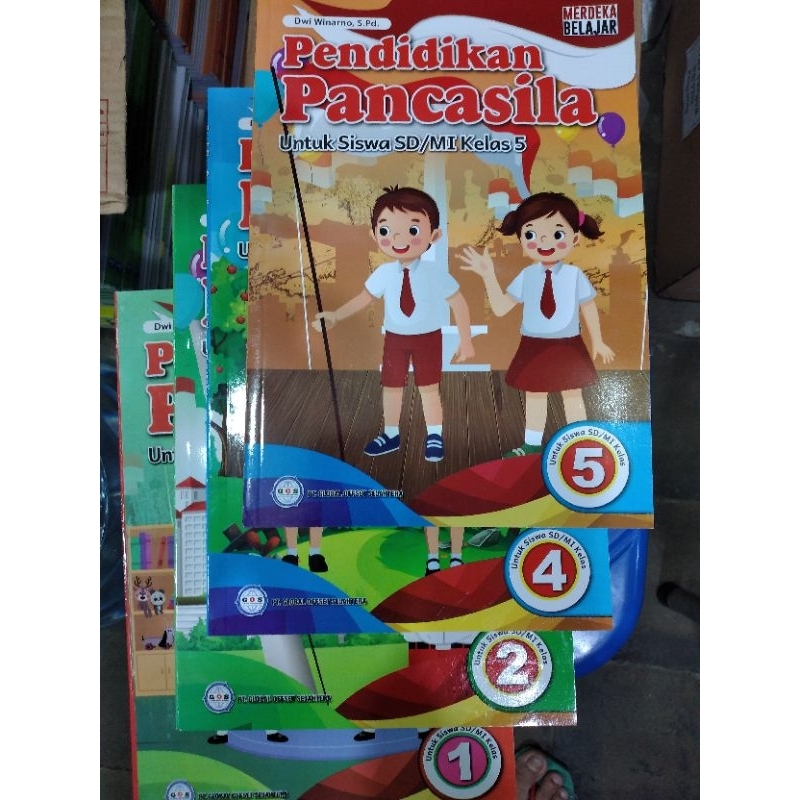 Jual pendidikan pancasila untuk siswa SD kelas 5 merdeka belajar dwi ...