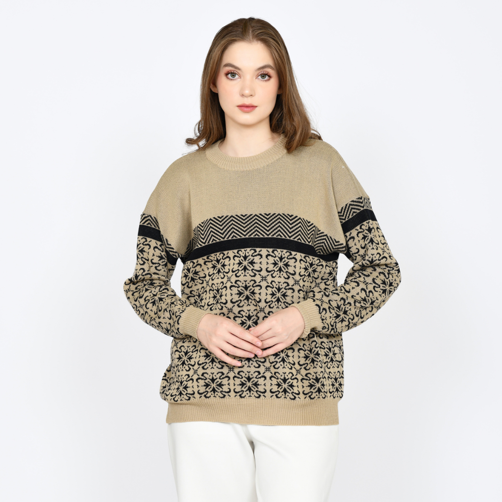 Jual Milkan.id Nayaya Oversize Sweater Knit - Baju Atasan Wanita ...