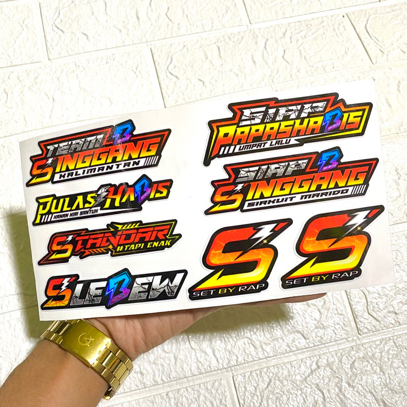 Jual STIKER VIRAL SET PACK VOL 14 SETBYRAP | Shopee Indonesia