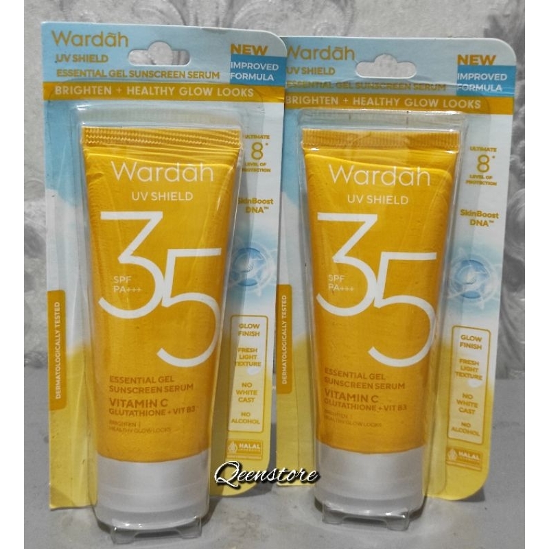 Jual Wardah SPF 35 PA+++ Essential Gel Sunscreen Serum 40ml | Shopee ...