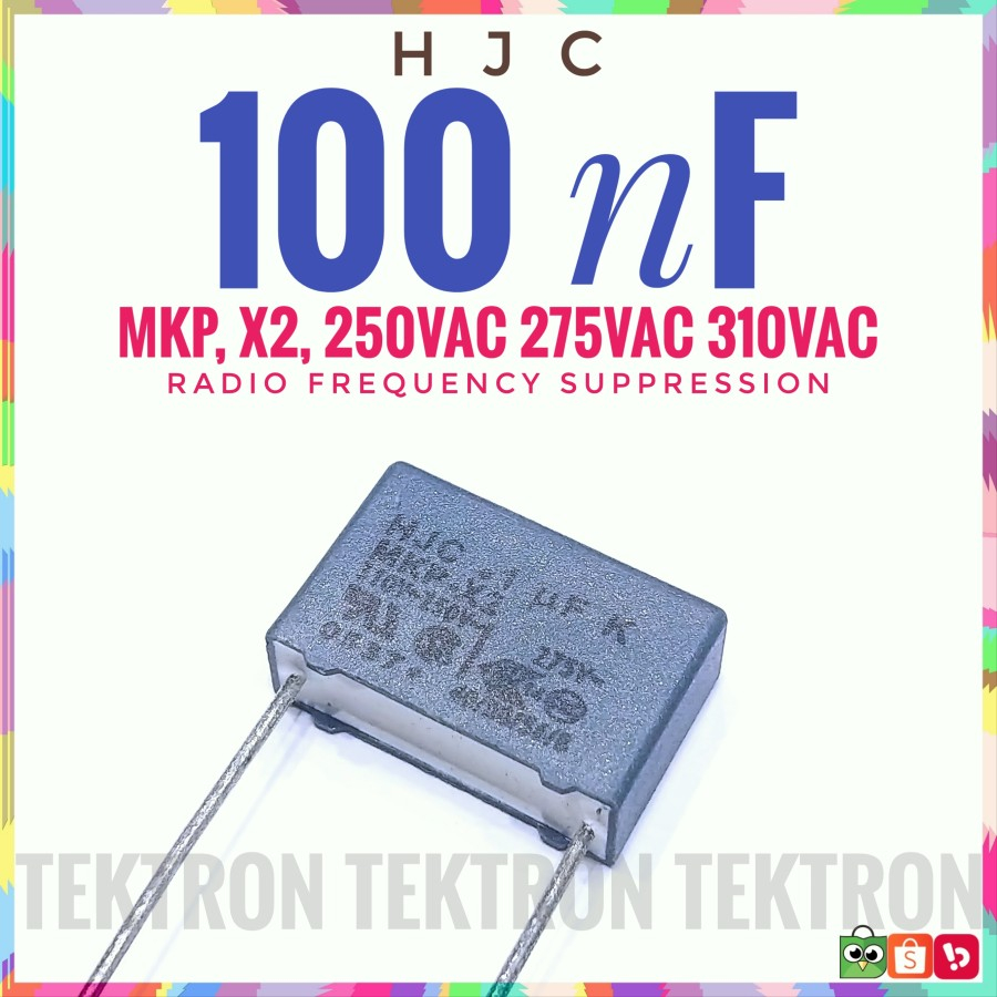 Jual MKP 100nF 250VAC 0.1uF 275VAC 104 310VAC EMI Filter Capacitor ORI | Shopee Indonesia