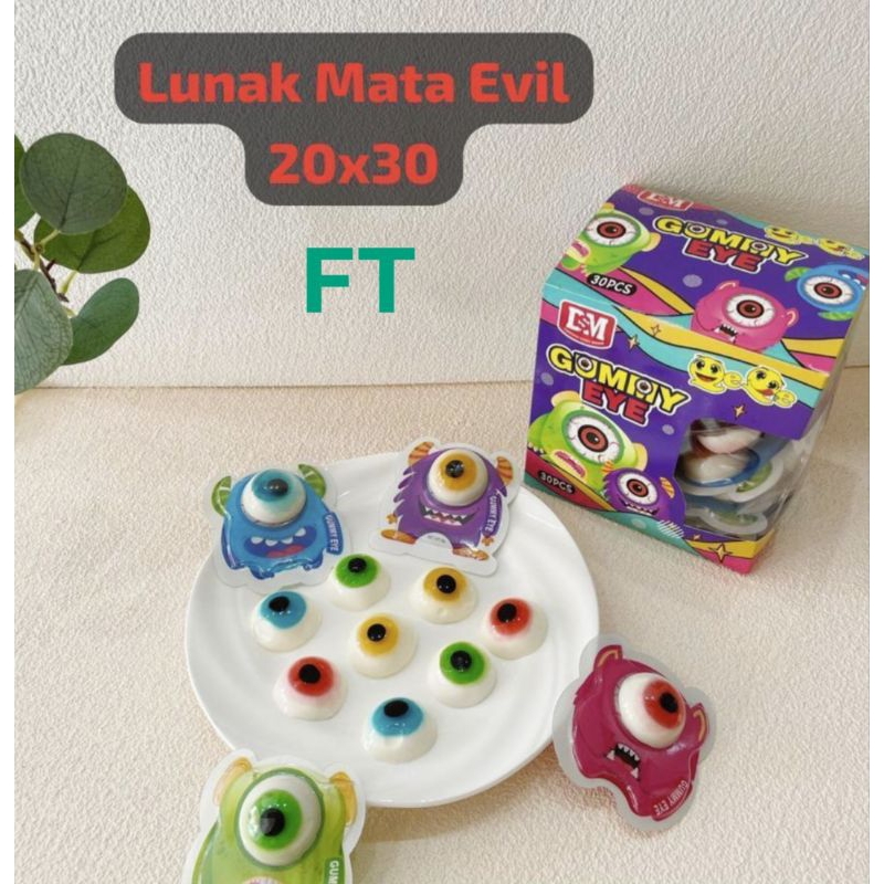 Jual permen lunak mata evil 30 pcs | Shopee Indonesia