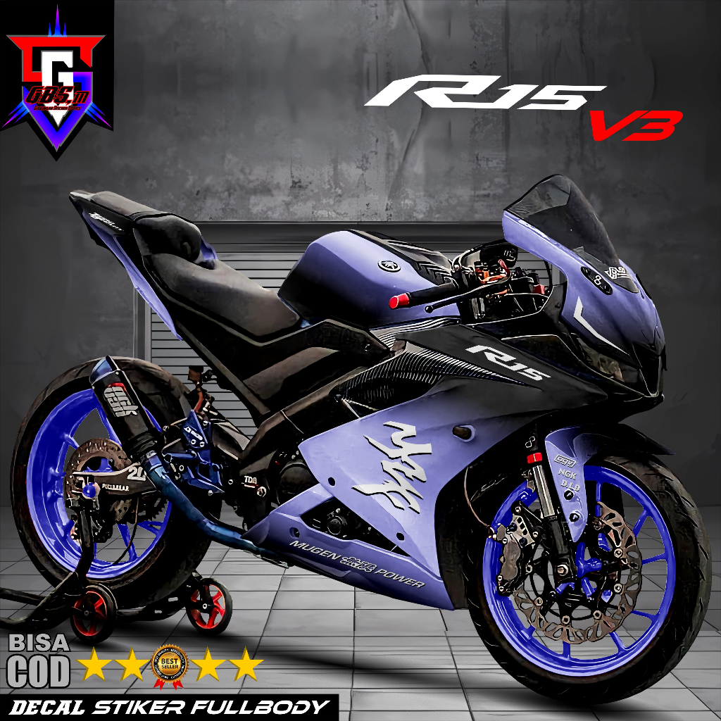 Jual TERBAEU Decal R15 V3 Fullbody Stiker Yamaha R15 V3 Fullbody Dekal ...