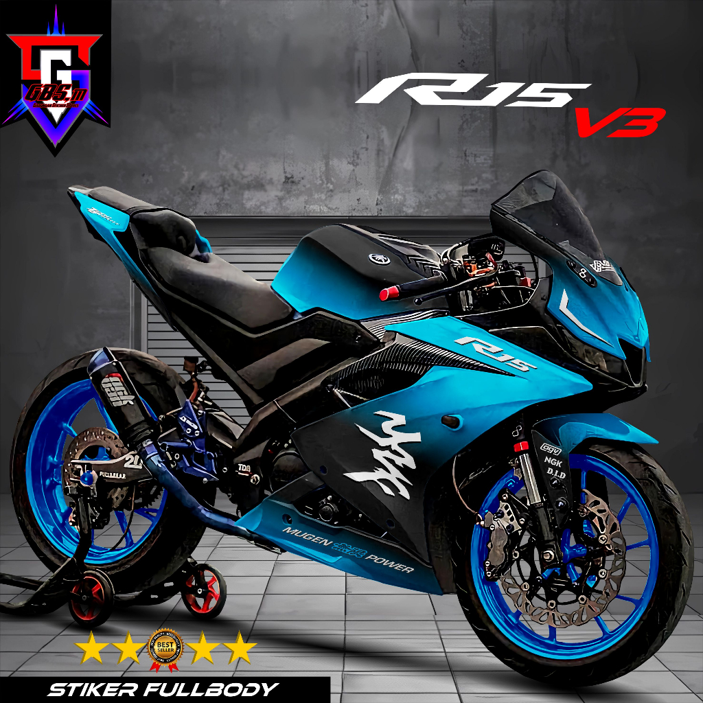 Jual Decal R15 V3 Stiker Decal Motor R15 V3 Sticker Yamaha R15 V3 ...