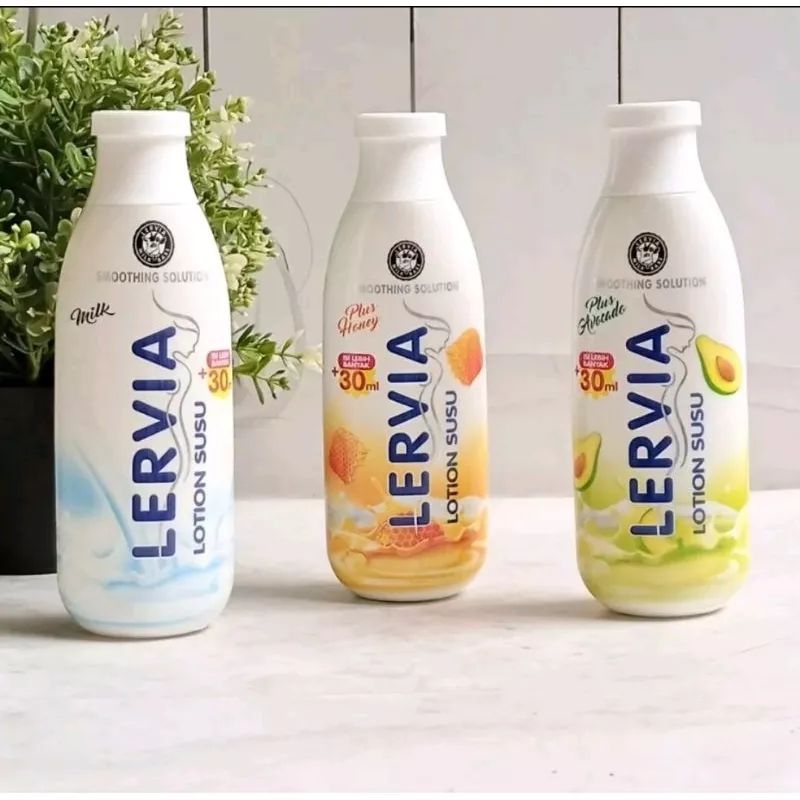 Jual LERVIA LOTION SUSU Hand body 200 ml | Shopee Indonesia