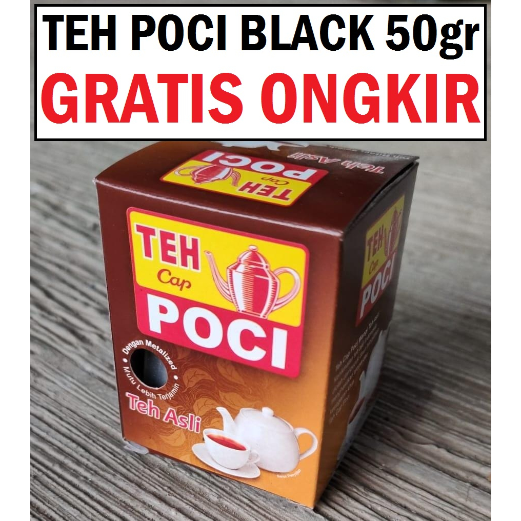 Jual rsk- teh poci black 50gr PCS teh tubruk poci hitam 50 gr | Shopee ...