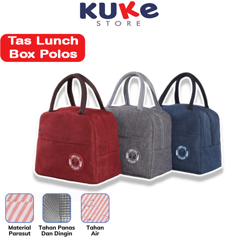 Jual KUKE Tas Bekal Lunch Bag Cooler Makanan Anak Karakter/Tas Lunch ...