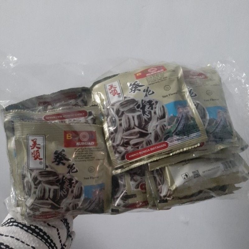 Jual Kwaci Biji Bunga Matahari 1 Pack Isi 20pcs @10g Kuaci Bison ...