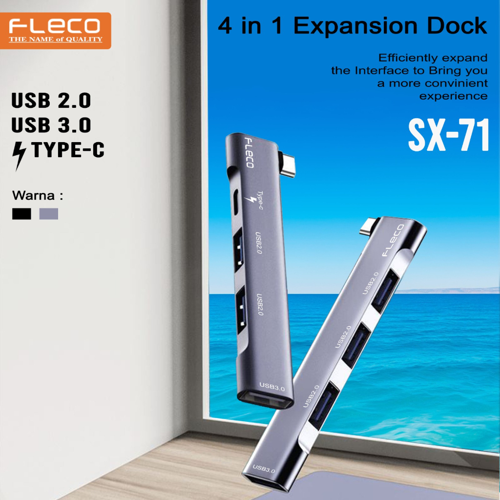 Jual HUB multi extender USB 3.0 high perfomance kecepatan tinggi 4 in 1 ...