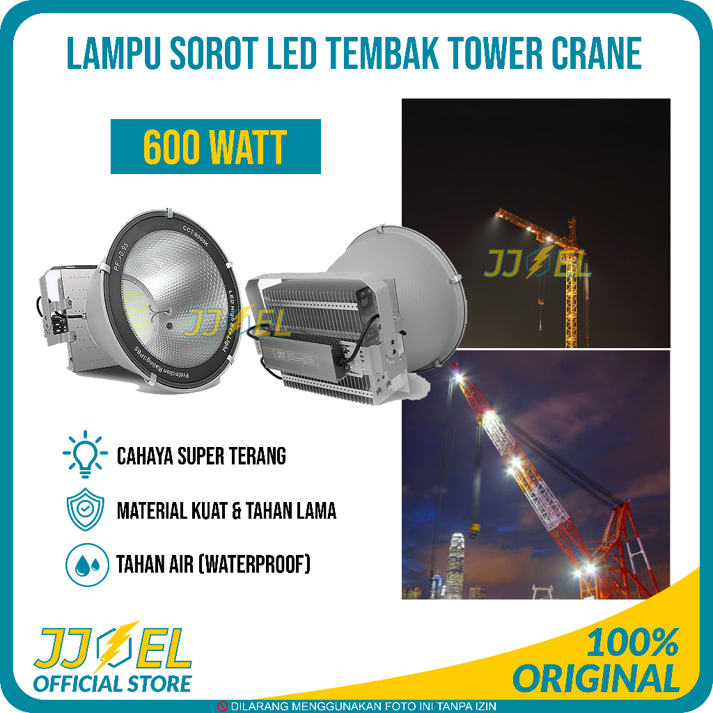 Jual Lampu Sorot LED 600W - Tembak Terang Lapangan, Gudang, Proyek ...