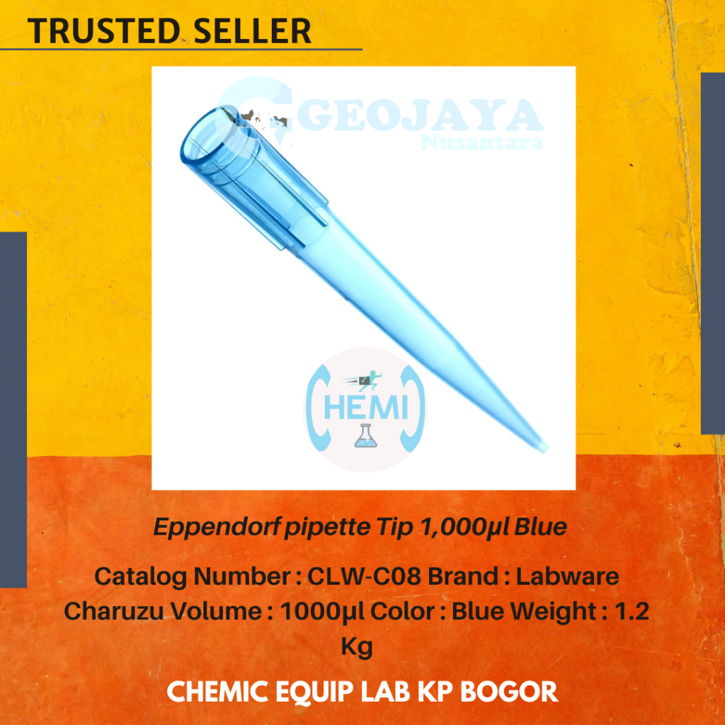 Jual Eppendorf pipette Tip 1,000μl Blue | Shopee Indonesia