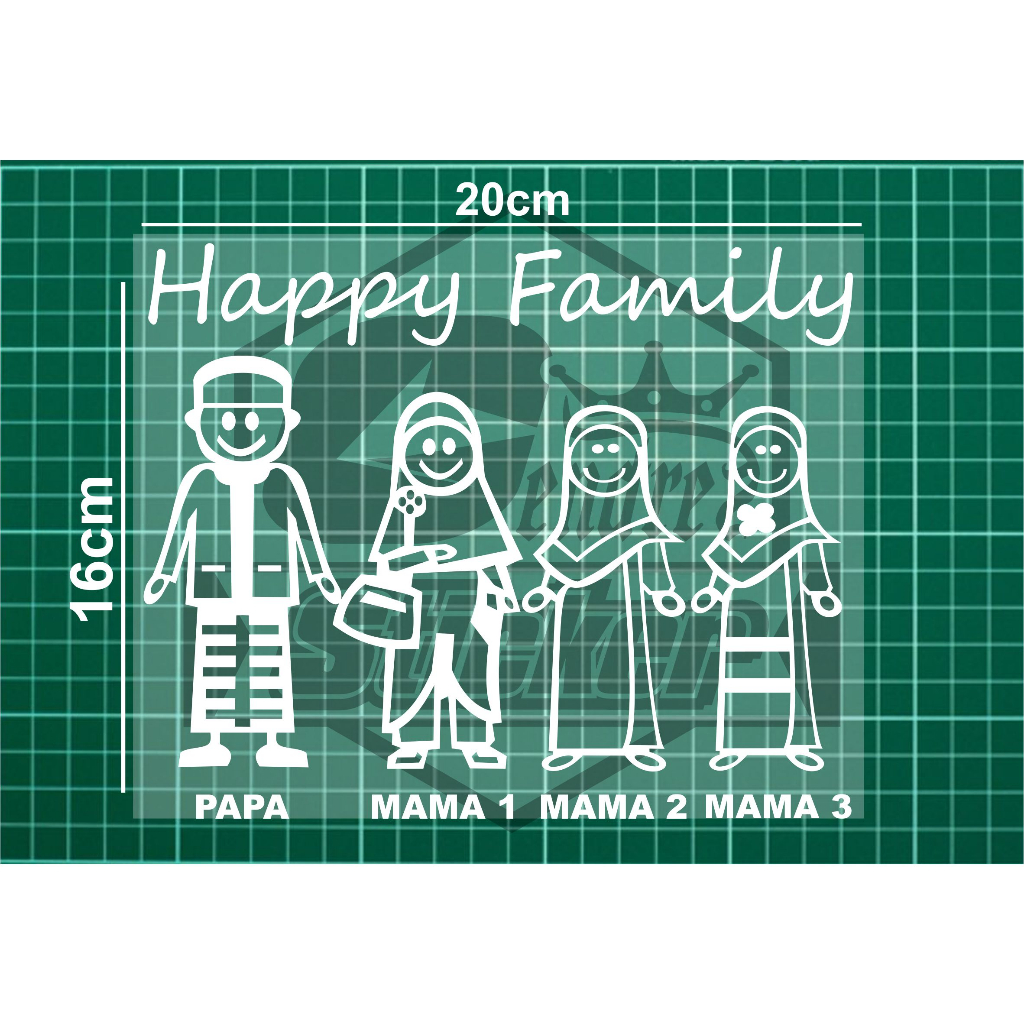 Jual stiker happy family | Shopee Indonesia