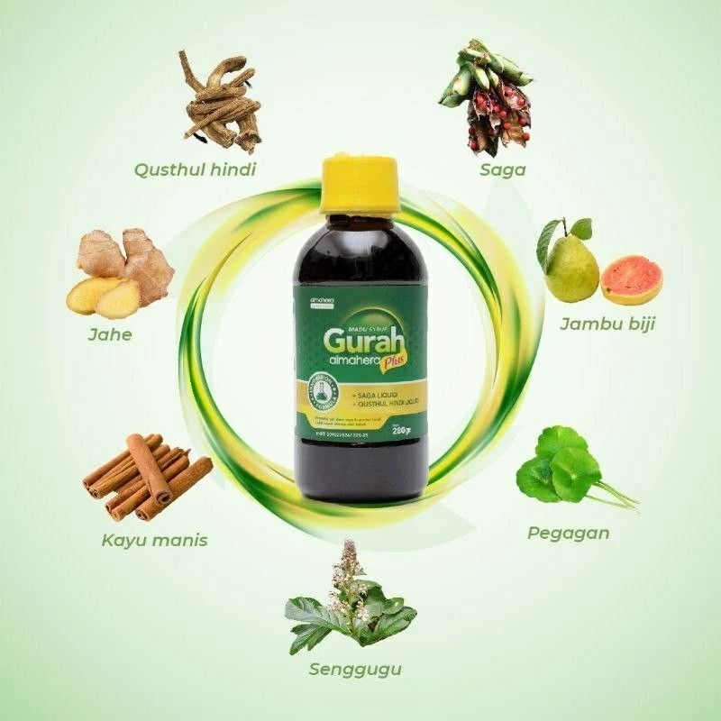 Jual MADU GURAH LIQUID Almahera Original Obat Batuk Kronis, Asma, Ispa ...