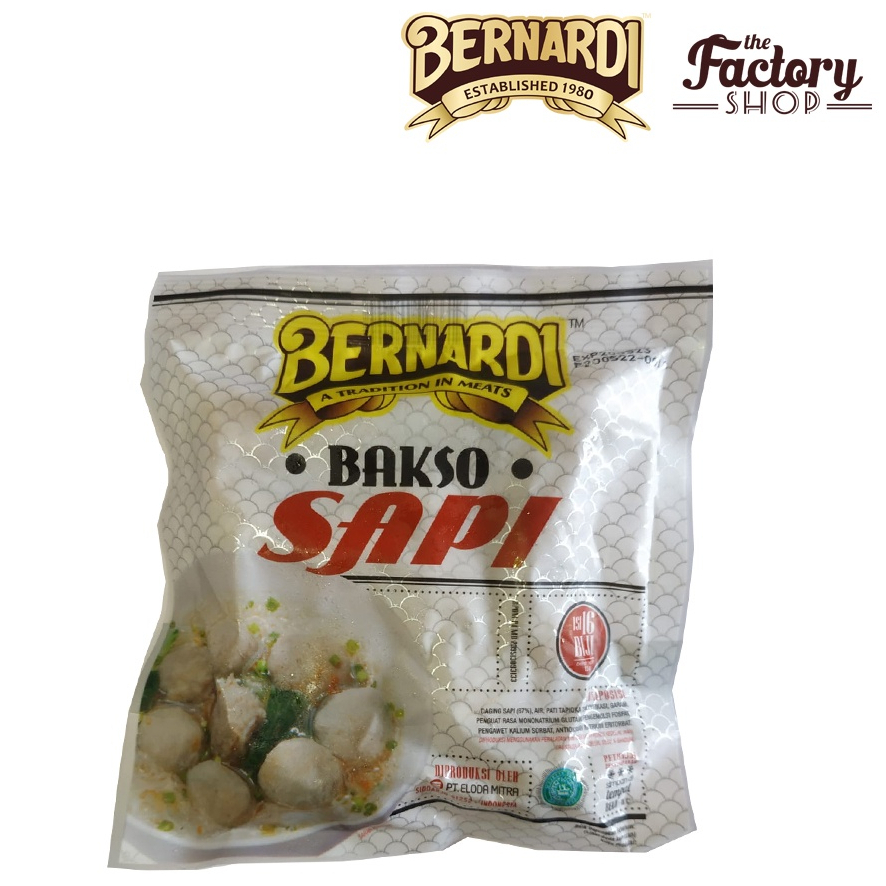 Jual FROZEN FOOD BERNARDI BAKSO SAPI 150GRAM ISI 16 - DISASS JOGJA | Shopee Indonesia