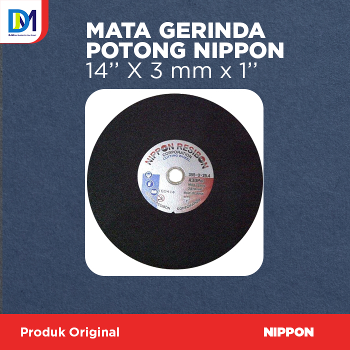 Jual MATA GERINDA POTONG 14" X 3 MM X 1" NIPPON RESIBON ORIGINAL ORI ...