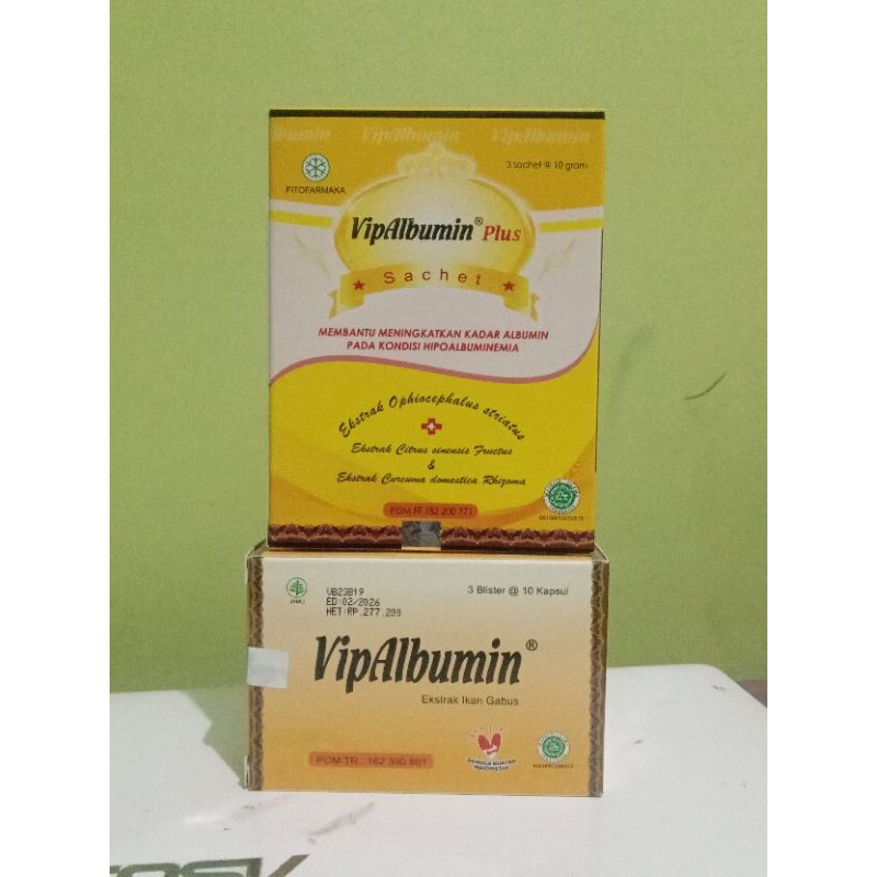 Jual VIP ALBUMIN SACHET & VIP ALBUMIN KAPSUL | Shopee Indonesia